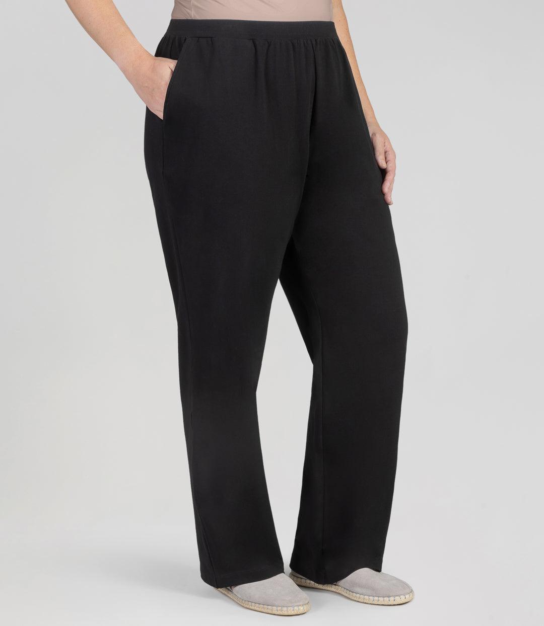 UltraKnit Slash Pocket Pant | JunoActive Plus Size Activewear